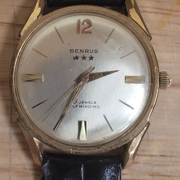 Vintage Benrus Men's Automatic Mechanical 25 Jewel Wrist Watch ...