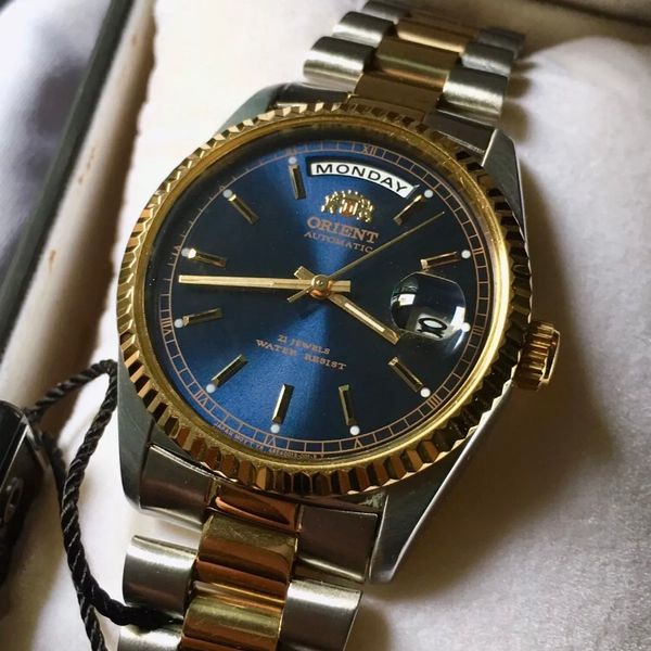 [WTS] Orient President DayDate (Rare Blue Dial) | WatchCharts Marketplace