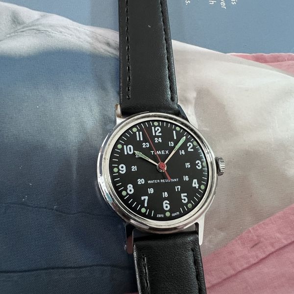 VINTAGE TIMEX SPRITE MILITARY STYLE MADE IN GREAT BRITAIN 1975 ...