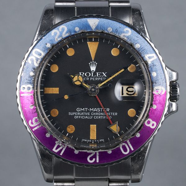 FS: 1972 Rolex GMT Ref: 1675 Fuchsia | WatchCharts Marketplace