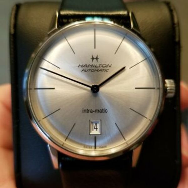 Hamilton Intra-Matic 38 Automatic Men's Dress Watch H38455751 ...