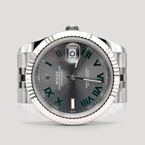 Brand New Mar 2025 Rolex Datejust Wimbledon Jubilee 41mm 126334 ...