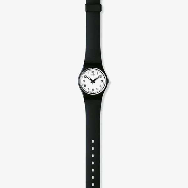 Swatch Ladies Black Rubber Strap Watch LB153 New | WatchCharts Marketplace