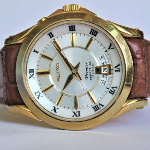 SEIKO PREMIER PERPETUAL CALENDAR QUARTZ | WatchCharts