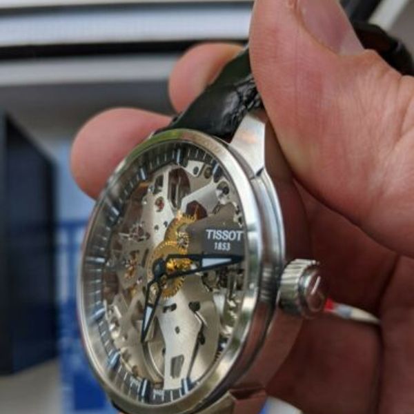 TISSOT T-COMPLICATION T070.405.16.411.00 SQUELETTE MECHANICAL SWISS ...