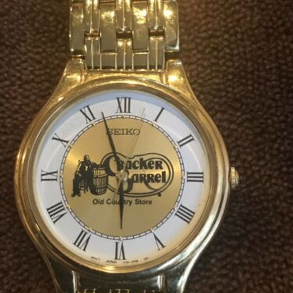 Cracker Barrel Seiko Gold Men’s Watch | WatchCharts