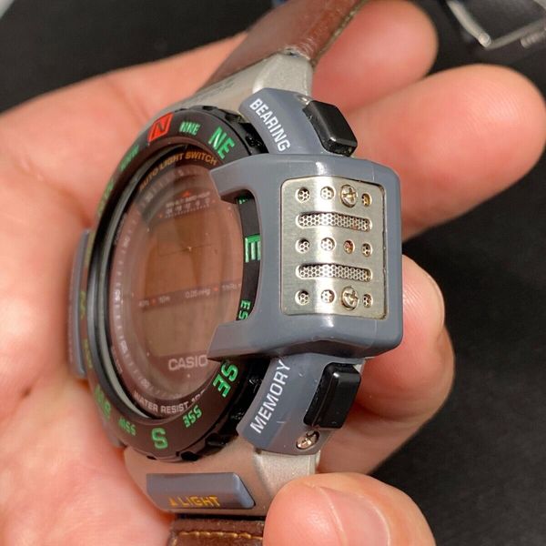 vintage watch casio module(1470) PRT-40 triple sensor JAPAN ...