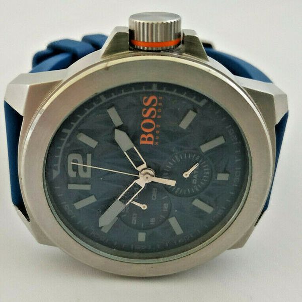 Mens Chunky Blue Multi Dial Hugo Boss Watch HB.222.1.14.2628 ...