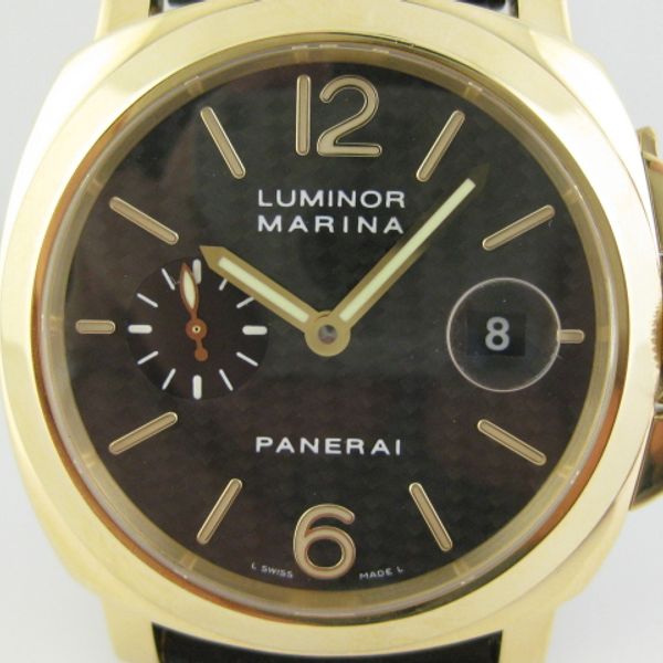 FS OFFICINE PANERAI Pam 140 in 18 k yellow gold | WatchCharts Marketplace