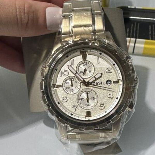 Fossil Men's Dress Watch Chronograph Display Stainless Steel Gifts For ...