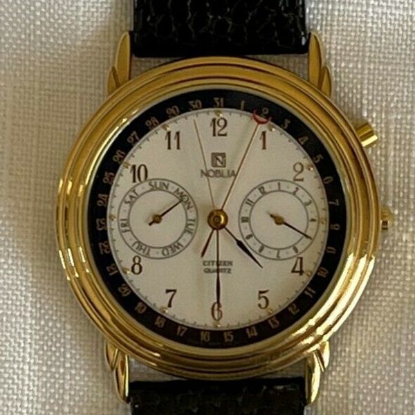 Citizen Noblia Watch OX 5122 6355-Y53920 SL Month Day Date Great ...