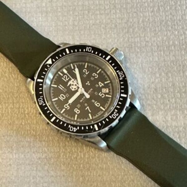 Marathon Automatic GSAR Marine Corps USMC Diver Watch 100% Original Box ...