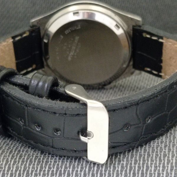 AUTOMATIC VINTAGE SEIKO 7009A JAPAN MENS BLACK COLOR DIAL WATCH a1265-U ...