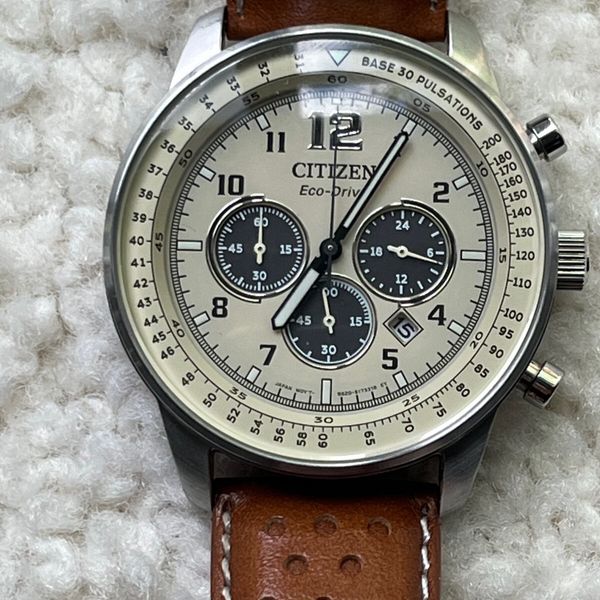 Citizen Men's CA4500-08X Eco-Drive Chronograph Stainless Steel Watch ...
