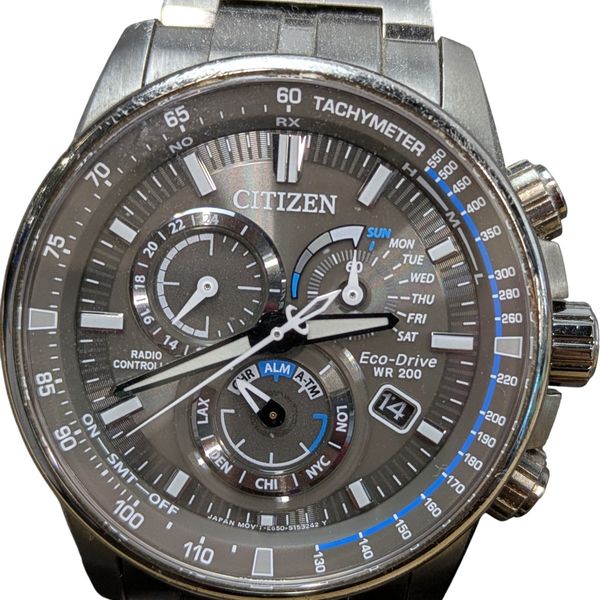 Citizen Eco-Drive Perpetual Chrono Radio Controlled WR200 Watch ...