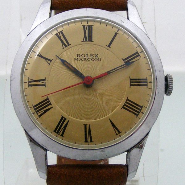 Vintage Rolex Marconi 35 mm. high quality sweep seconds dress watch ...