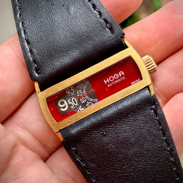 [WTS] Vintage Hoga Jump Hour Automatic – Swiss Made – Rare Retro ...
