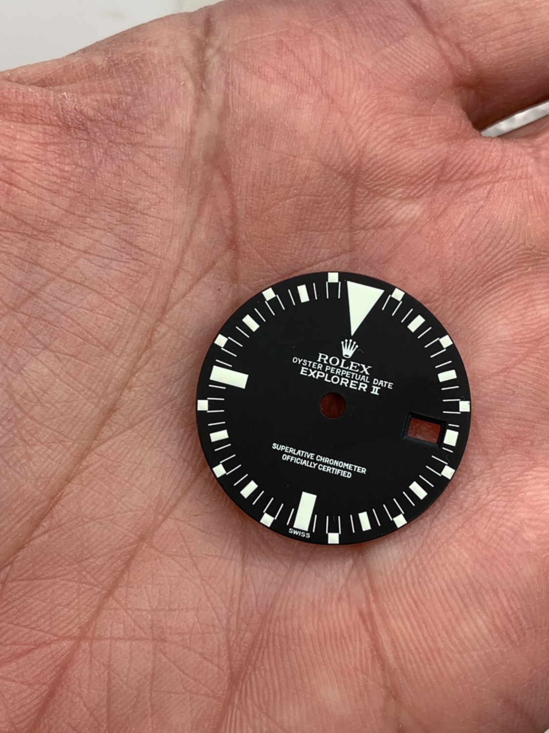 Rolex 1655 Explorer service dial and hands Luminova | WatchCharts ...