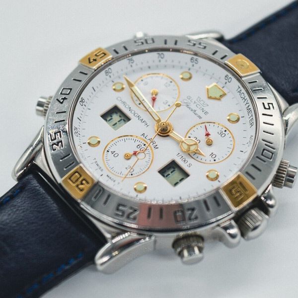 Glycine Spectrum Highlander Chronograph Watch Analogue/Digital ETA 251. ...