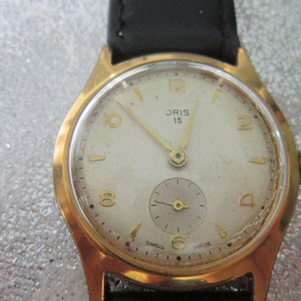 VINTAGE ORIS 15 MENS GOLD PLATED WATCH CALIBRE 461 | WatchCharts Marketplace