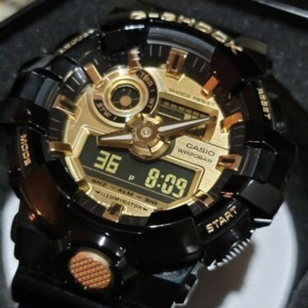 Casio 5522 G-Shock - GOLD / Black - GA700 Buy Now GA-700GB Watch 3230 ...