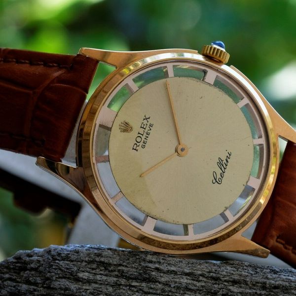ROLEX CELLINI CAL 1401 MOVEMENT MIDSIZE MEN’S WATCH RECASED NOS ...