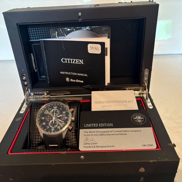 CITIZEN ECO DRIVE WORLD CHRONOGRAPH WATCH LIMITED EDITION | WatchCharts ...