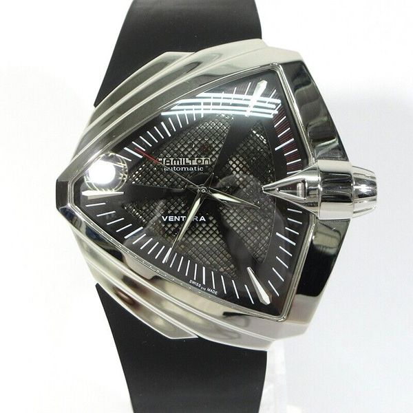 Hamilton Ventura XXL H24655331 Black Dial Automatic Watch Used ...