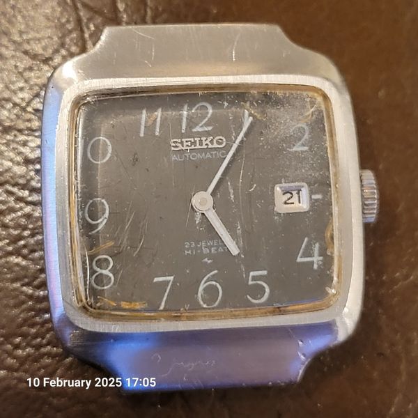Rare Vintage Seiko Automatic Hi-Beat Ladies Watch, Square-faced Model ...