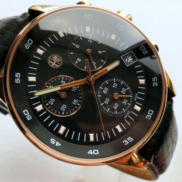 Alfa Romeo Classic GT Racing Sport Car Accessory Swiss Made Chronograph ...