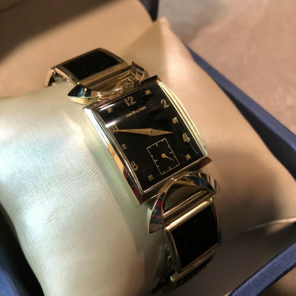 Hamilton "ROBERT" Men's Watch 14K Gold - SCARCE - CaL 754 19 Jewels ...