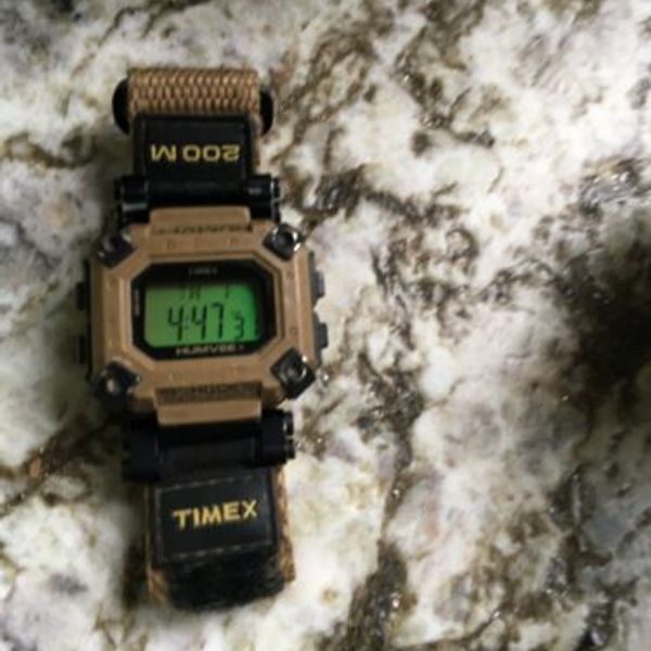 RARE Timex Humvee Digital Military Watch, NICE Condition, Fresh Battery ...