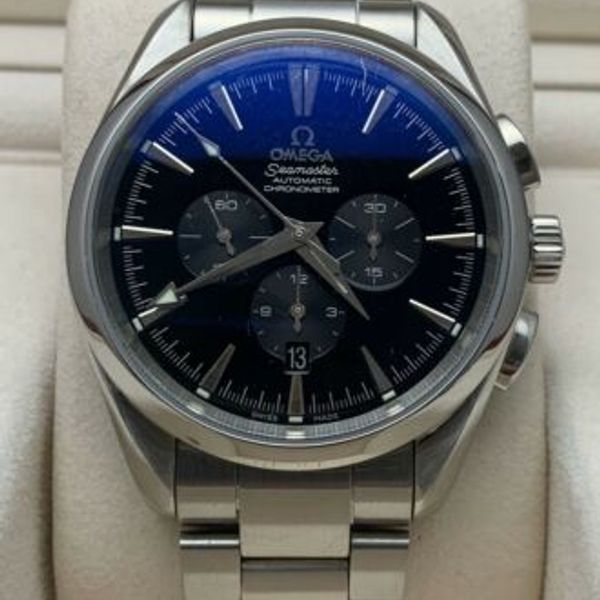 Omega 2512.50 Seamaster Aqua Terra Automatic Chronograph Stainless ...