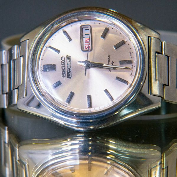 Seiko 5 Actus Automatic 21 Jewels Push Japan / English Day & Date, 7019-8010 | WatchCharts