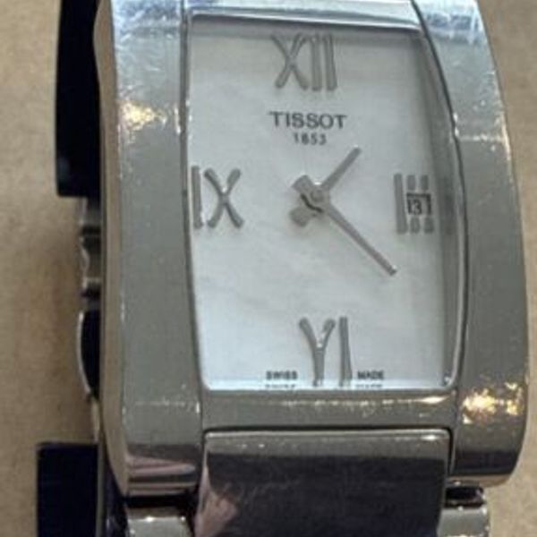 Original Tissot 1853 Ladies Tank Silver Watch | WatchCharts Marketplace