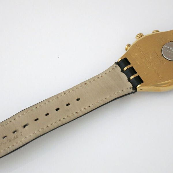 GOLDFINGER - SWATCH Irony Chrono - YCG401 - lightly used, original strap | WatchCharts Marketplace