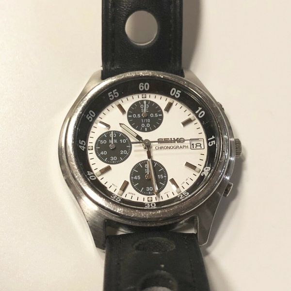 Seiko V657-7100 Chronograph with Panda Dial | WatchCharts Marketplace