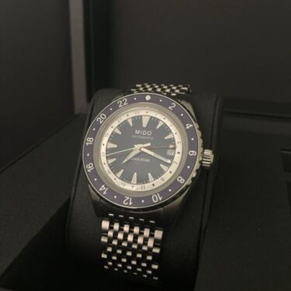 MIDO Ocean Star GMT Special Edition Shark Tooth M026.829.18.041.00 | WatchCharts Marketplace