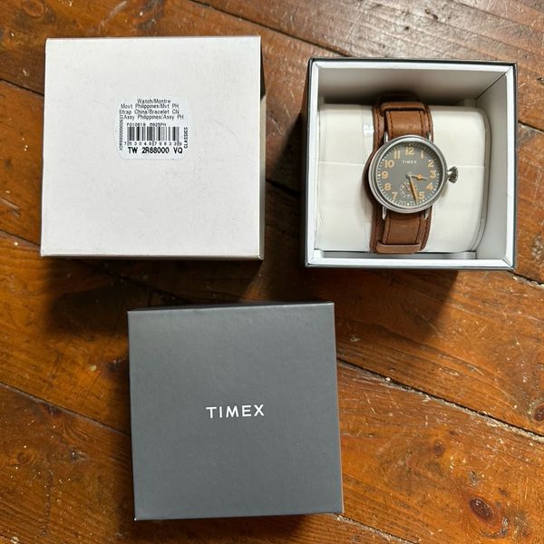 Timex Wellton Grey Men's Watch - TW2R88000 Classics - Vintage Trench ...