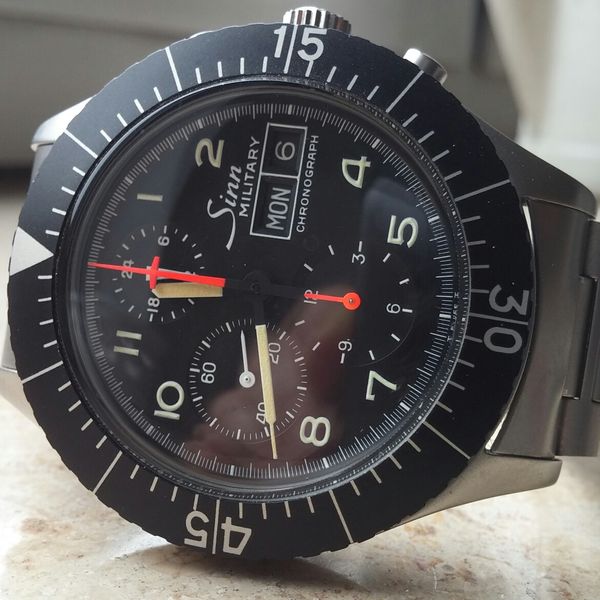 Sinn 156 Military Chronograph Lemania 5100 | WatchCharts Marketplace