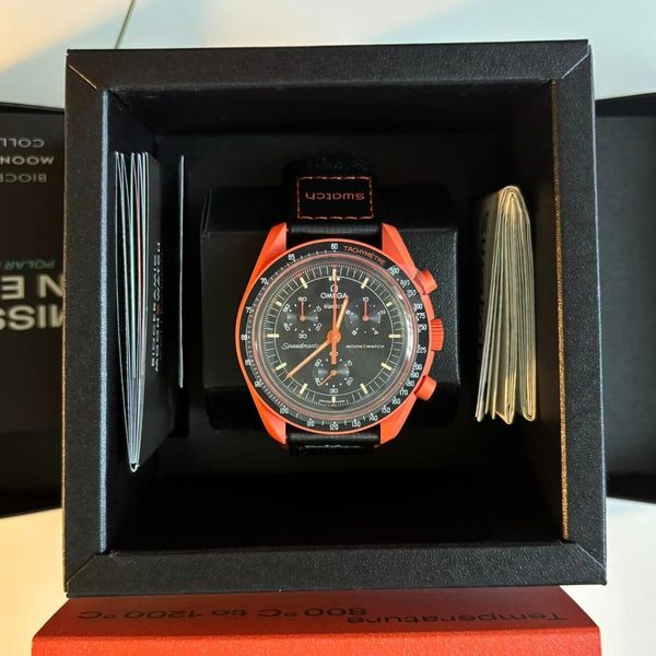 Swatch x Omega Moonswatch Mission on EARTH - LAVA NUOVO ORIGINALE 100% ...