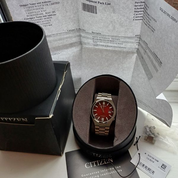 Citizen Tsuyosa Automatic 40mm Red Dial Watch PRICED FOR QUICK SALE ...