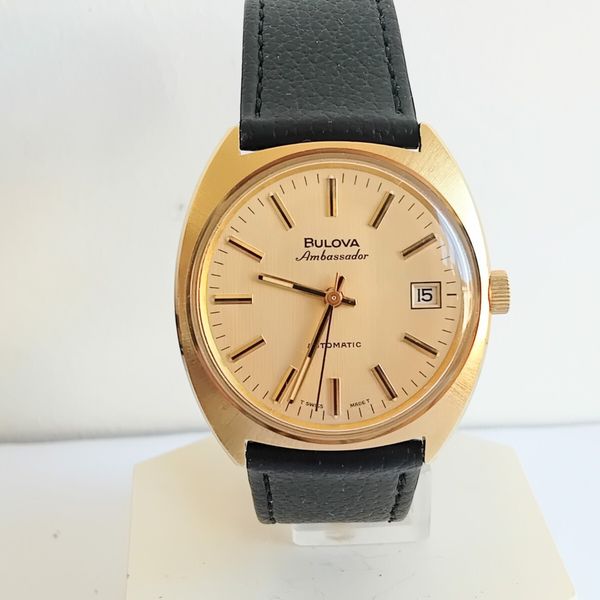 1970s GENTS BULOVA AMBASSADOR AUTOMATIC IN NEAR MINT ORIGINAL CONDITION ...