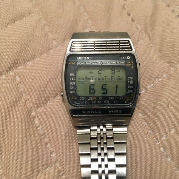 Seiko A239-502A vintage world time watch from 1979 | WatchCharts ...