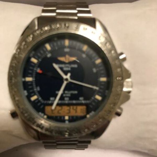 BREITLING NAVITIMER PLUTON 3100 CHRONO QUARTZ MENS 41mm SWISS MADE ...