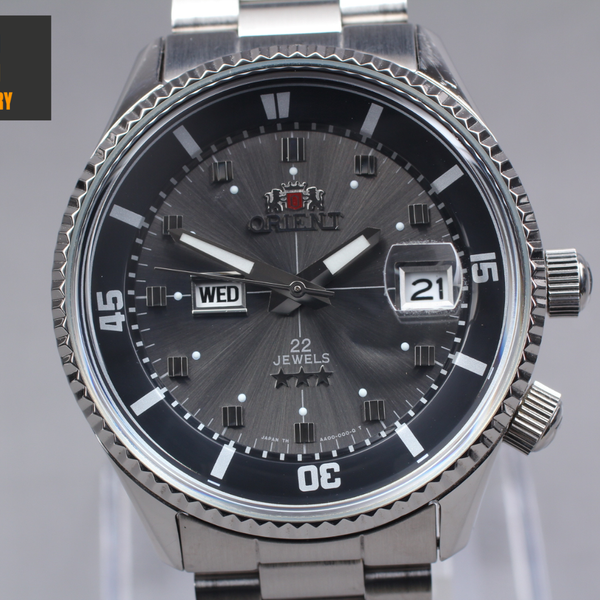 [Near Mint+3] ORIENT King Master AA00â C0â B Gray Dial Men's Automatic ...