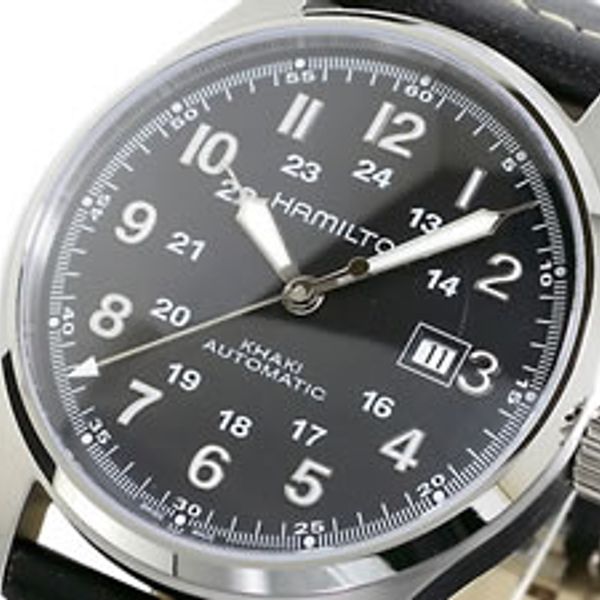 HAMILTON Hamilton Khaki Officer Auto Watch H70625533 [Free wrapping ...
