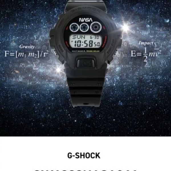 Casio G-Shock x NASA Digital Black Watch GW6900NASA241 2024 - LIMITED ...