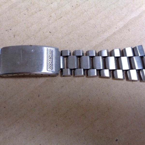 Vintage Seiko Bracelet Japan Stainless Steel For 6139-7080 ...