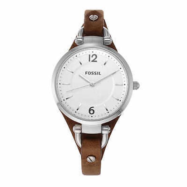 Fossil Georgia Brown Watch ES3060 | WatchCharts Marketplace
